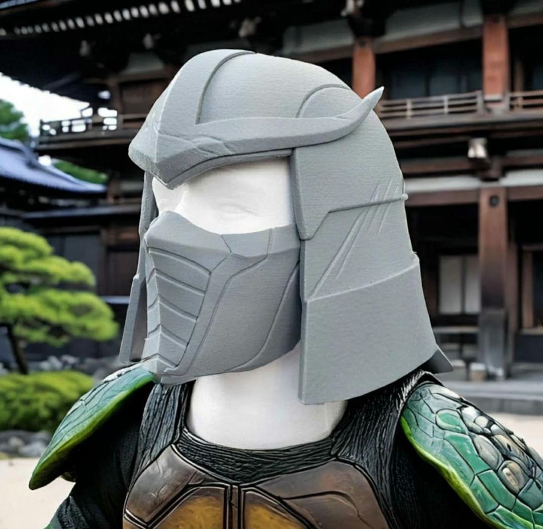 TMNT Ninja Turtles Inspired Fan Art Shredder 3D Printed Classic Helmet ...