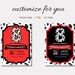 Editable Dalmatian Party Invitation for 8th Birthday, 8 Year Old ...