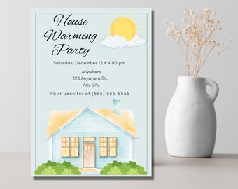 Housewarming Invitation, House Warming Invitation Digital Download ...
