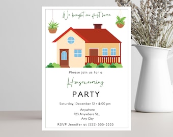 Housewarming Invitation, House Warming Invitation Digital Download ...