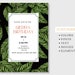Editable Plant Invitation, Plant Lover Invitation, Birthday Invitation ...