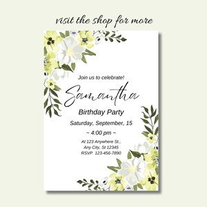 100th Birthday Party Invitation Celebration Invites for - Etsy