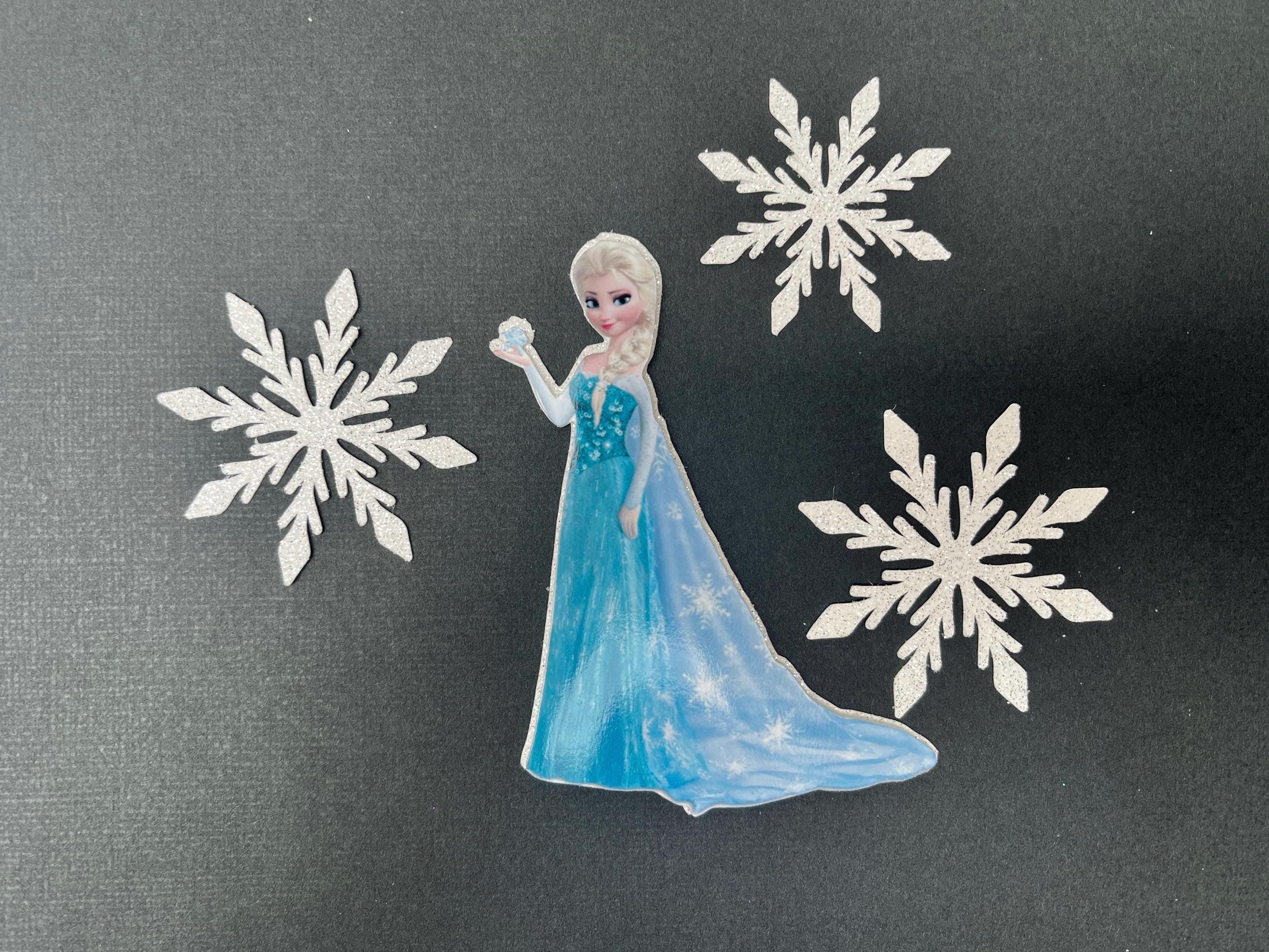 Elsa Frozen Cake Topper Luxury Double Layered - Etsy UK