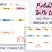 Printable to Do List | Instant Digital Download | Daily Schedule ...