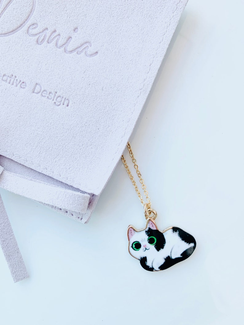 Cat Necklace - Etsy