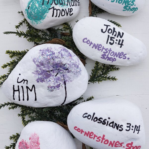 Scripture Stones - Etsy