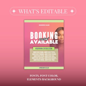 Booking Available Flyer Appointment Available Flyer Instagram Canva ...