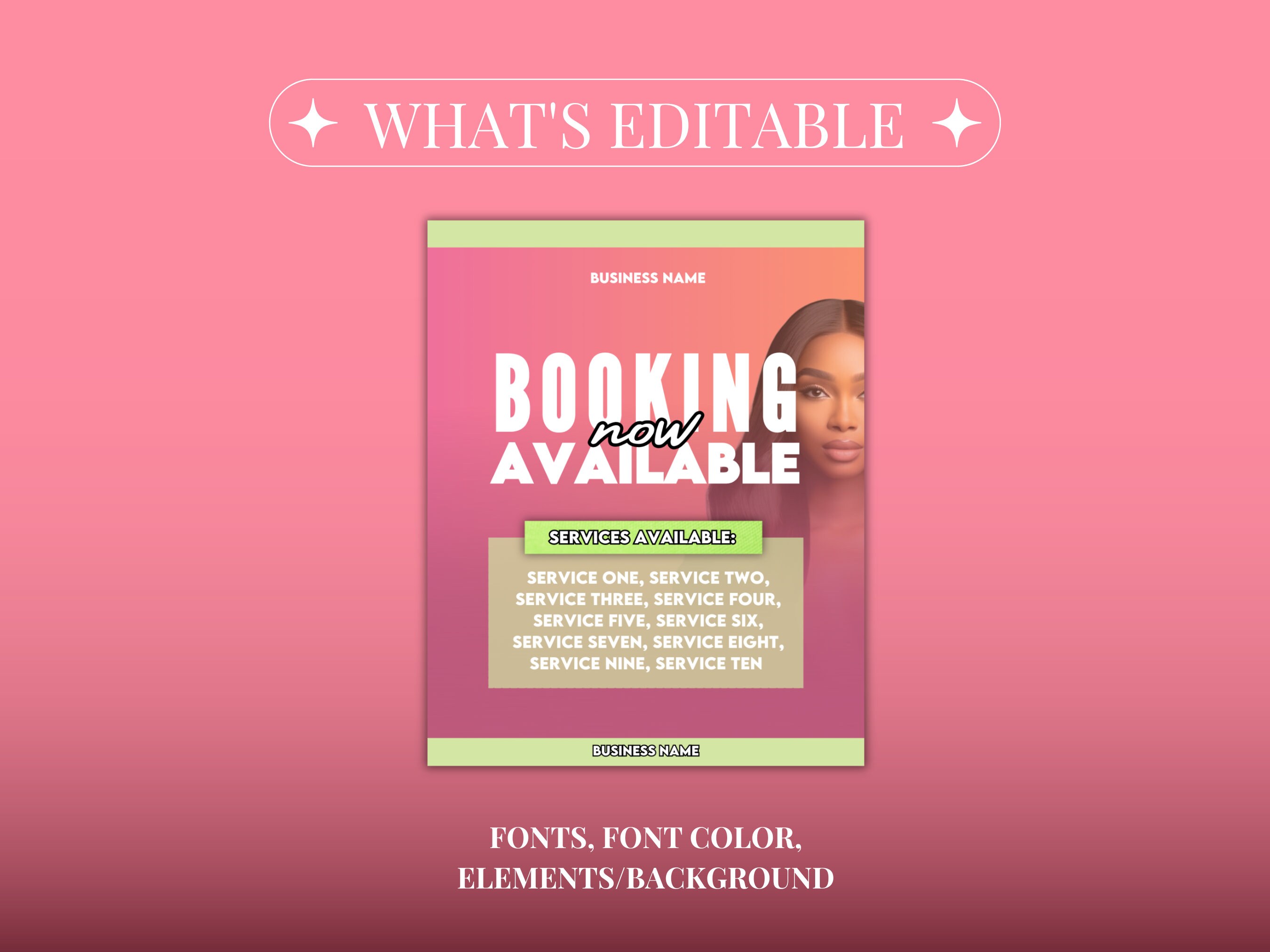 Booking Available Flyer Appointment Available Flyer Instagram Canva ...