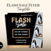 Editable Flash Sale Flyer | Instant Download | DIY | Bronze | Canva ...