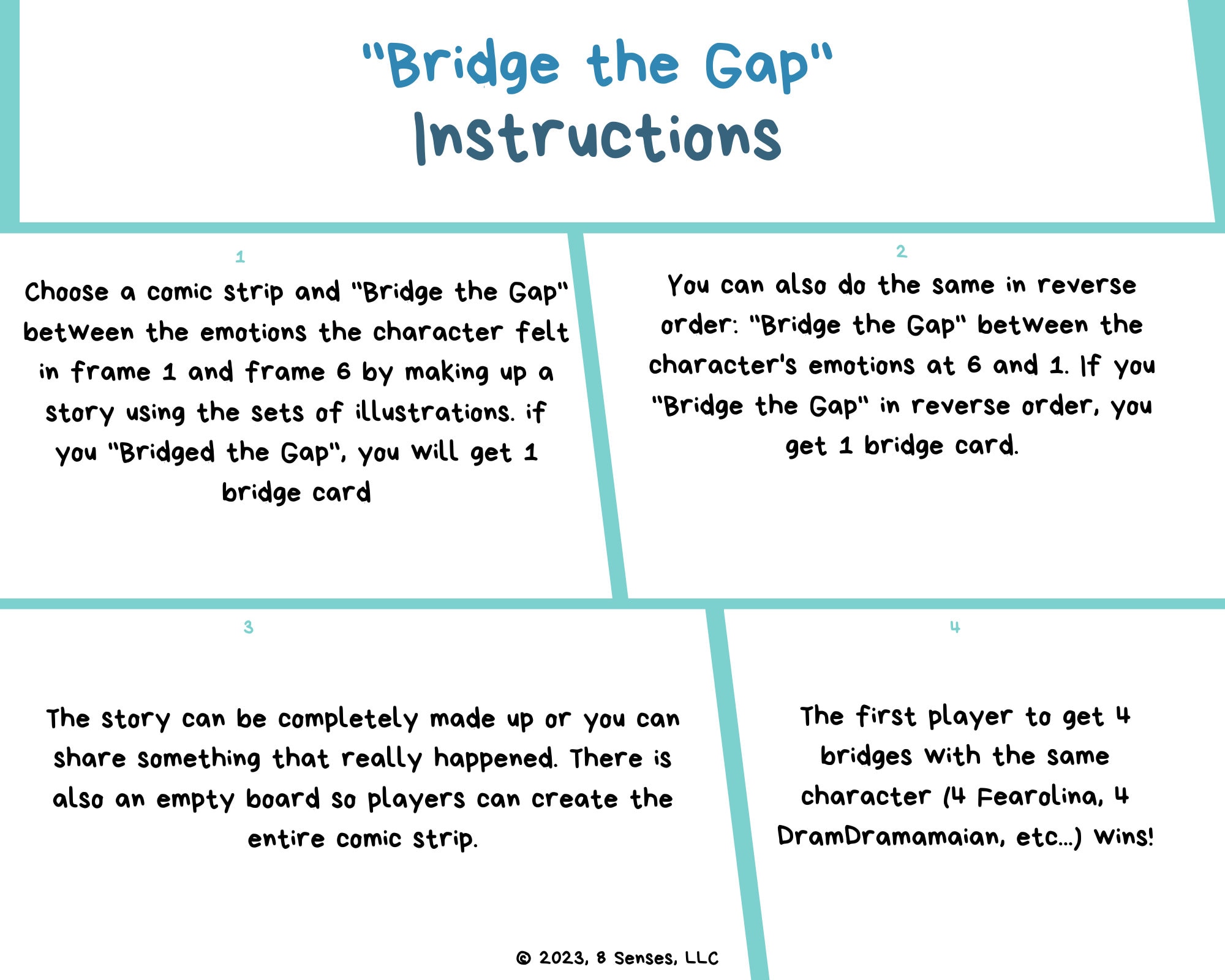 Bridge the Gap Comics Activity for Social Emotional Learning for Play ...