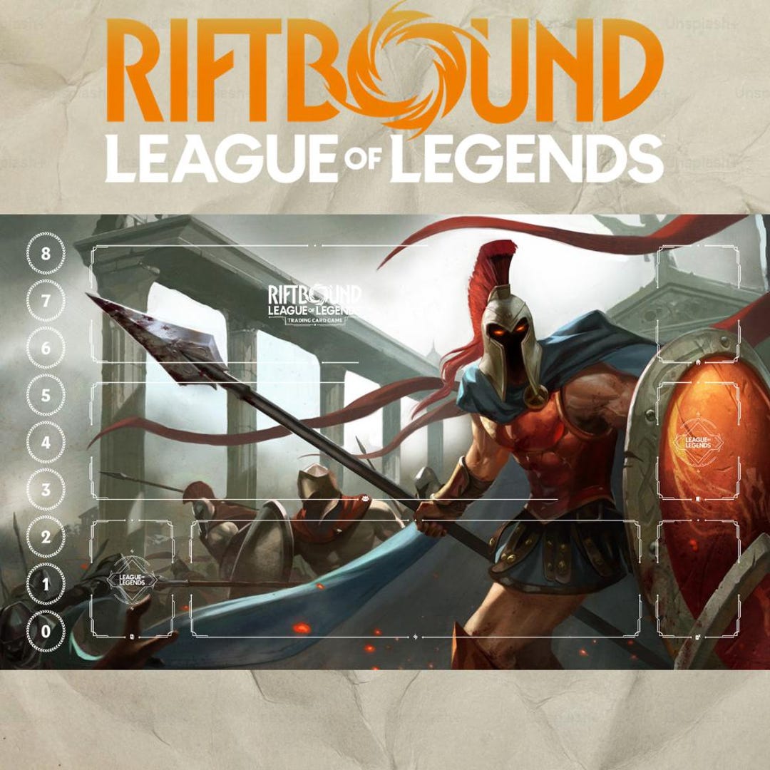 Riftbound Pantheon Playmat: League of Legends Trading Card Game (24" X ...