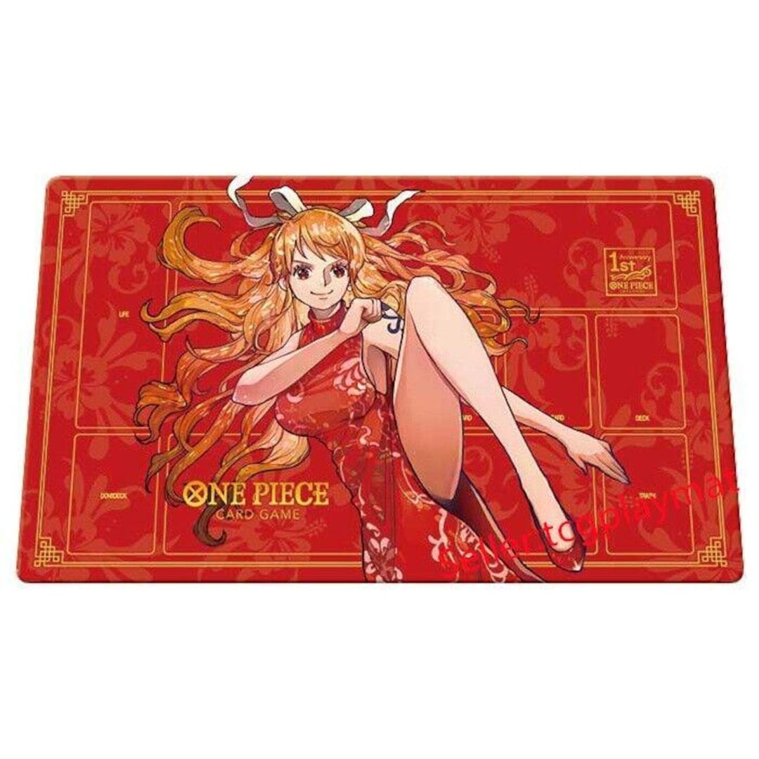 Nami One Piece Playmat With Zones OPCG TCG Card Game Play Mat - Etsy