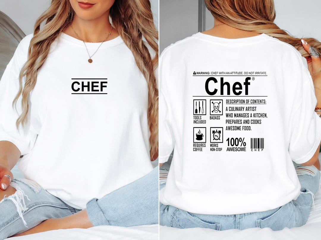 Funny Chef T-shirt | Culinary Artist Tee | Kitchen Boss Gift | Coffee ...