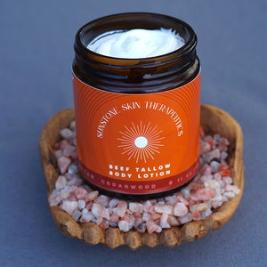 Beef Tallow Lotion- Cedarwood Scent - Etsy