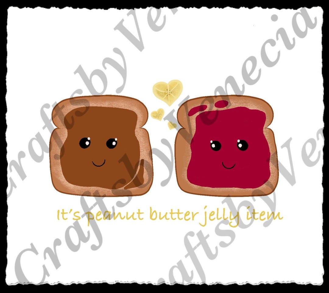 Pb&j - Snack - Prints - Sublimation - Sticker Making - Etsy