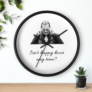 Wall Clock Featuring Johnny Depp, Johnny Depp Trial, Isn't a Happy Hour ...