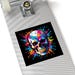 Vibrant Colorful Skull Sticker for Laptop, Water Bottle, Car Waterproof ...