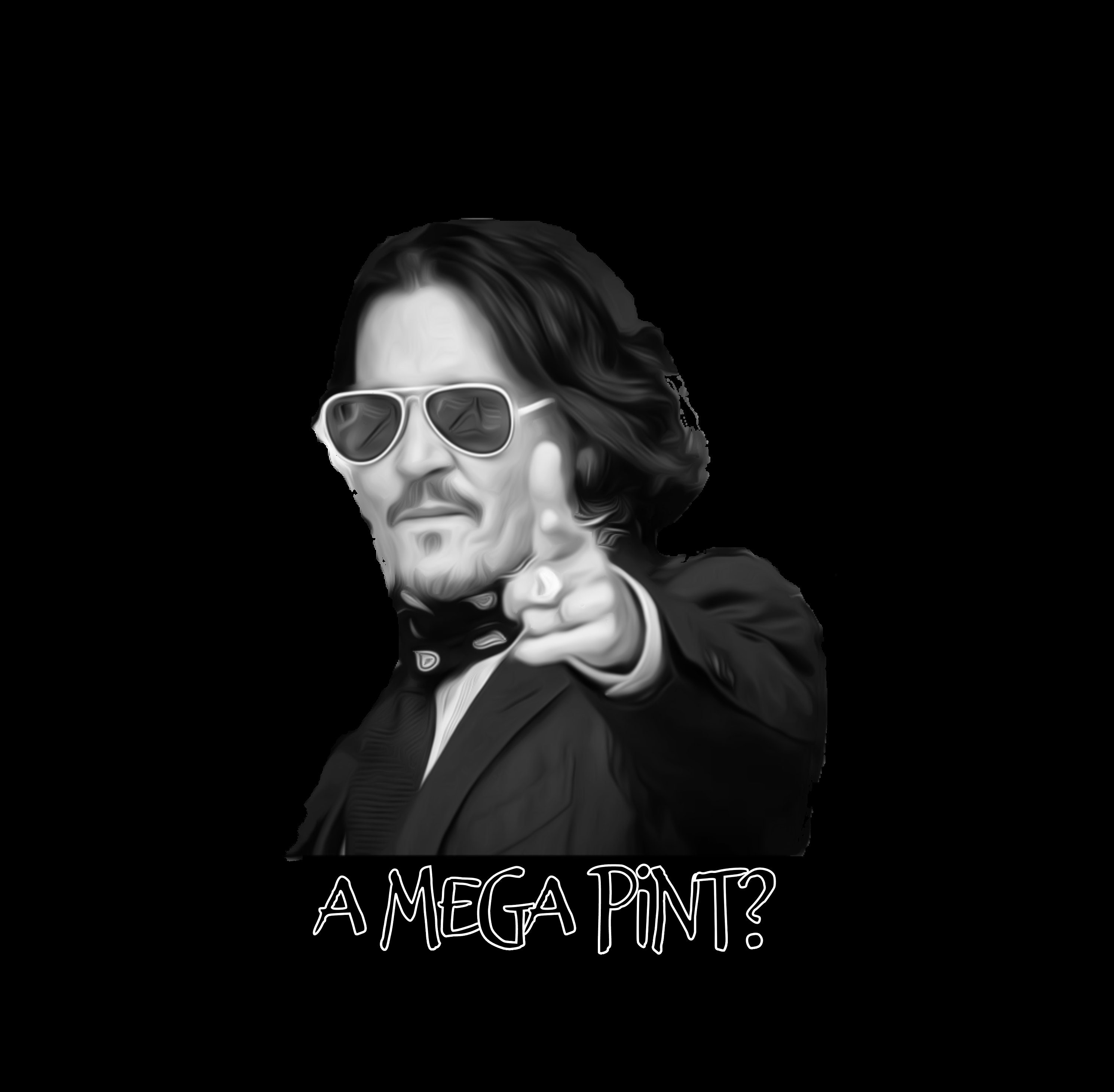 Stein Mug - Johnny Depp - A Mega Pint Phrase - Justice for Johnny Depp ...