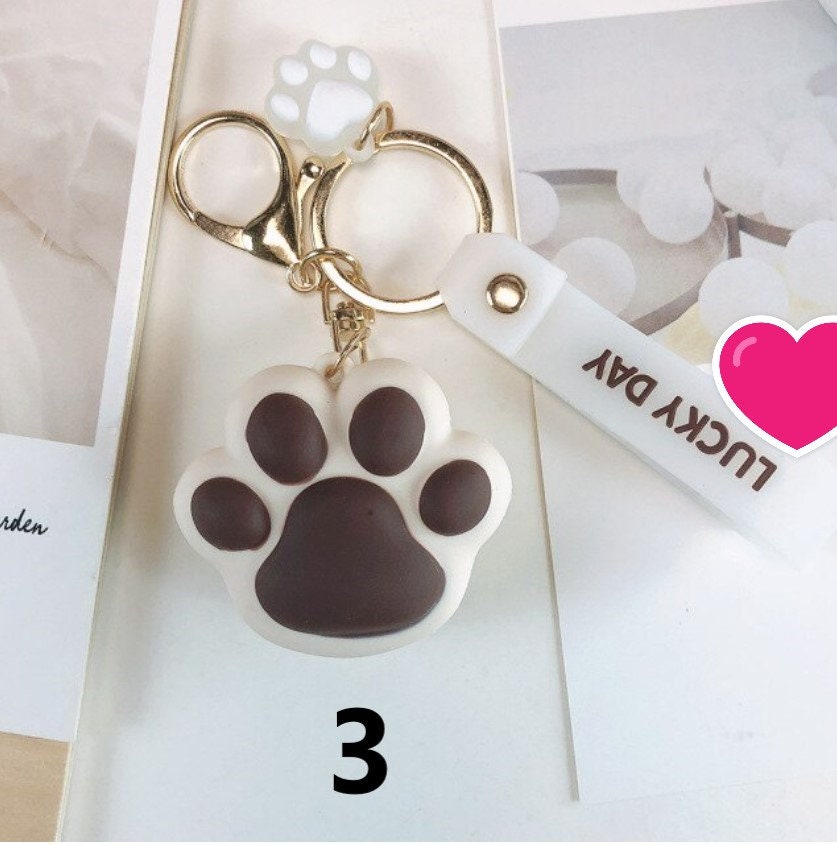 Dog Paw Keychain, Claw Key Ring, Cat Claw, Key Holder, Handmade ...