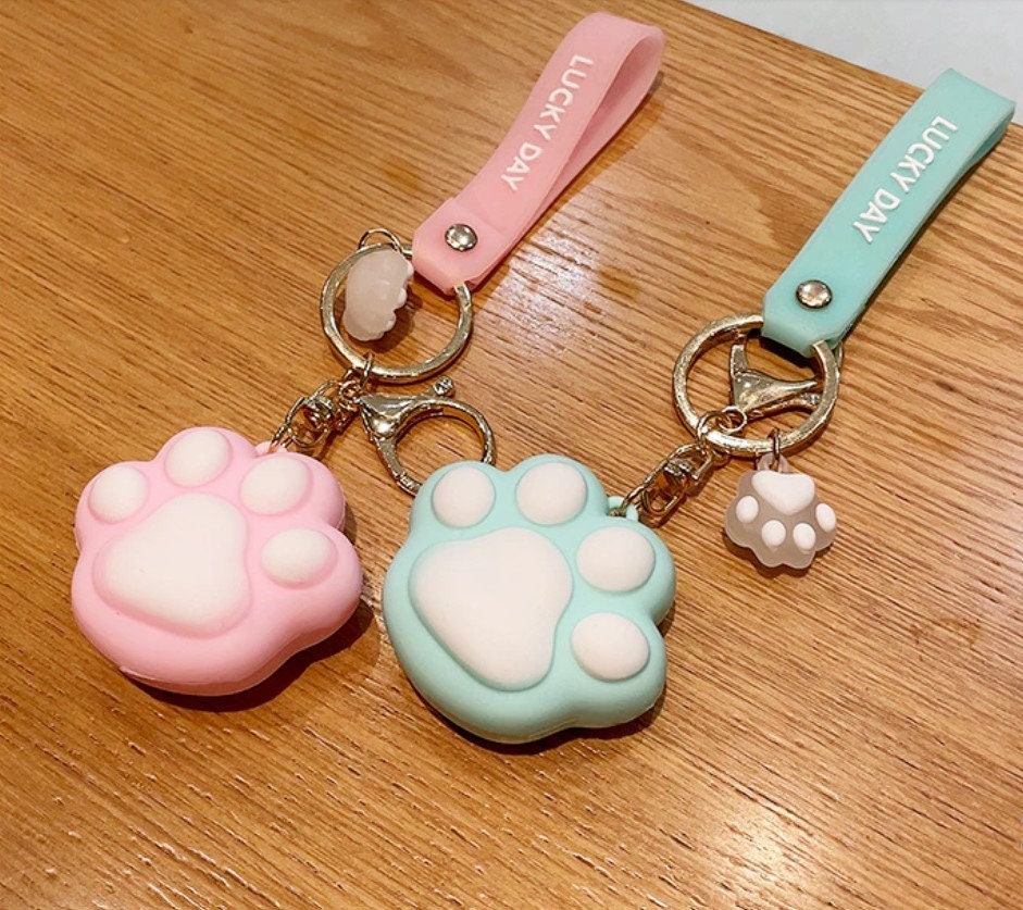 Dog Paw Keychain, Claw Key Ring, Cat Claw, Key Holder, Handmade ...