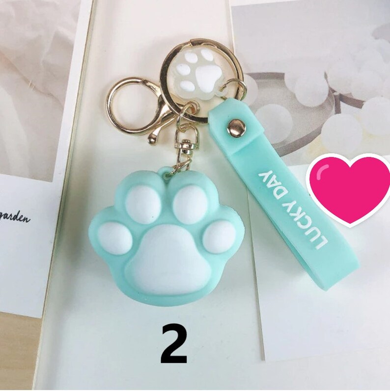 Dog Paw Keychain, Claw Key Ring, Cat Claw, Key Holder, Handmade ...