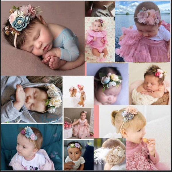 Baby Flower Headband - Etsy