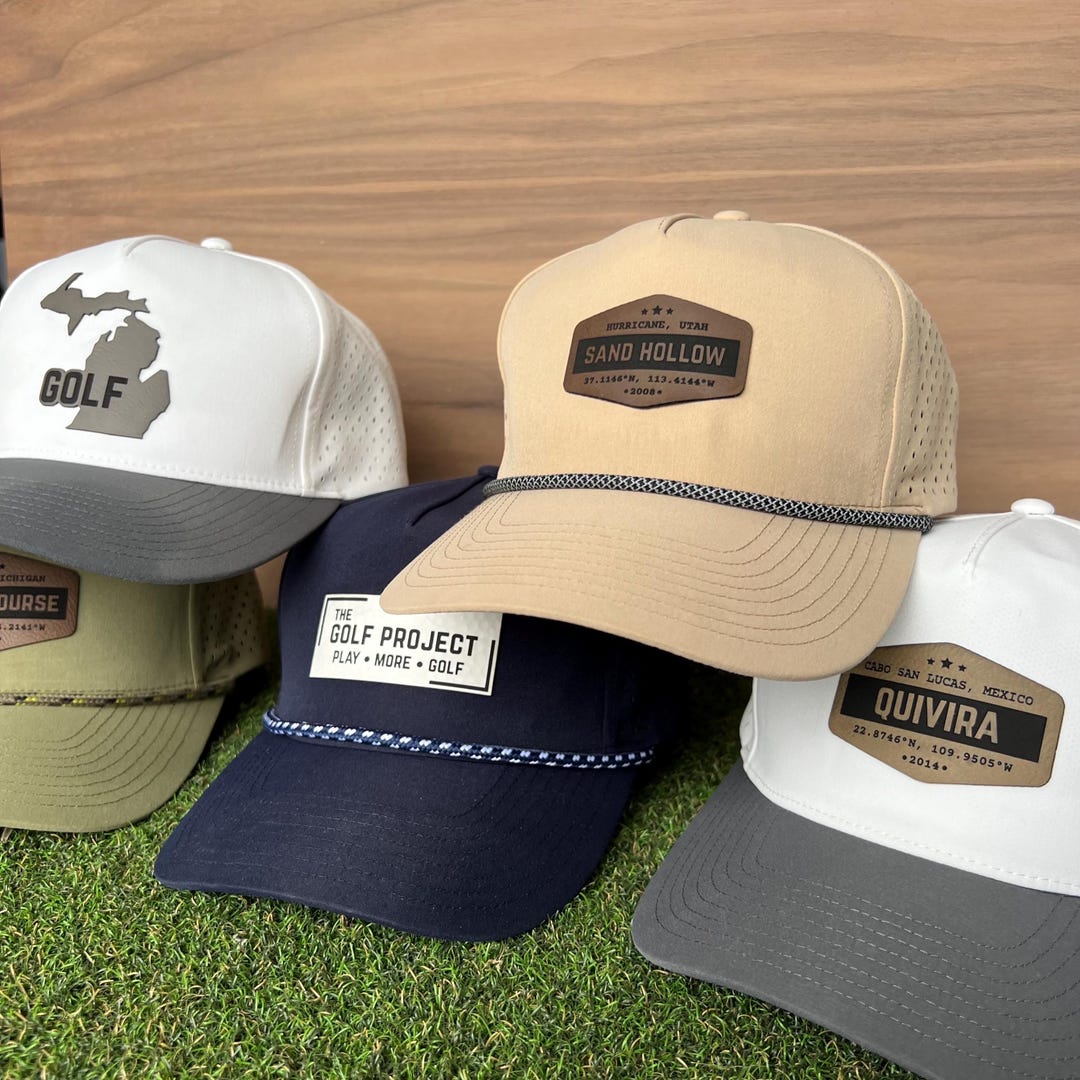 Personalized Golf Hat: Event Tee Gift, Custom Patch - Etsy