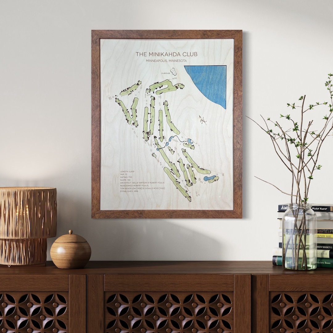 The Minikahda Club Minneapolis, Minnesota Golf Gift Gift for Him Gift ...