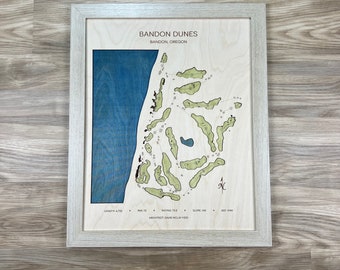 6 Bandon Dunes Golf Courses Map, Sheep Ranch,old Macdonald Pacific ...