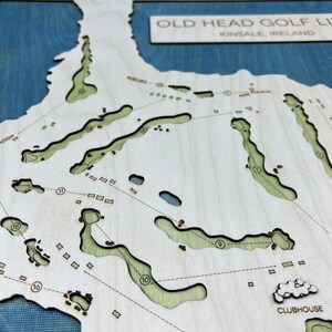 Old Head Golf Links Course Map Golf Gift - Etsy