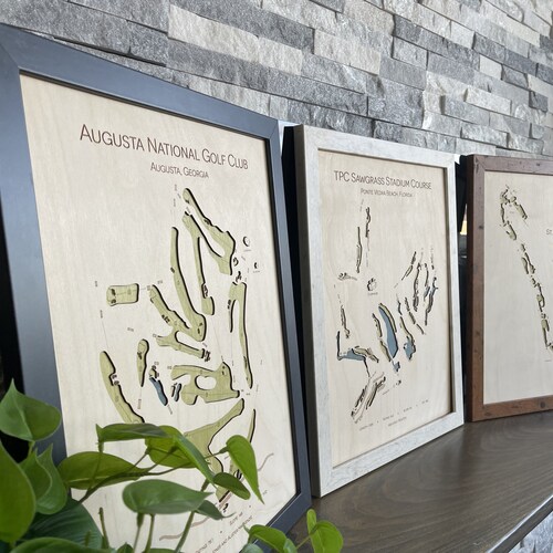 Custom Golf Course Map print - Etsy