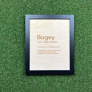 Bogey Defined Golf Art Golf Words Golf Wall Art Golf Gift Gallery Wall ...