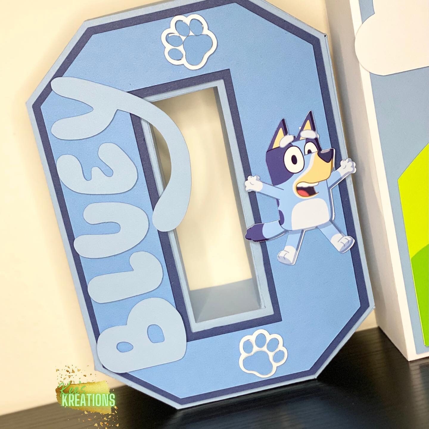 3D Bluey Letter 3D Bluey Number 3D Custom Letter 3D | Etsy India
