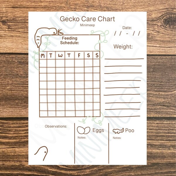 Egg Tracker Sheet - Etsy