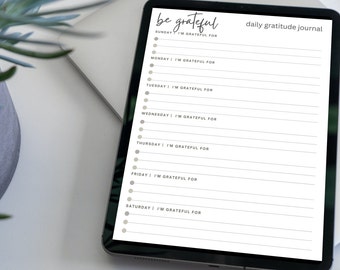 Positive Affirmation Daily Planner Template - Neutral Boho Design - Etsy