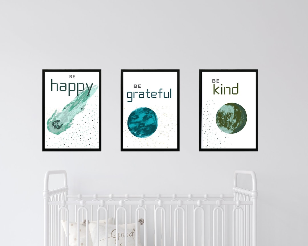Space Positive Affirmation Printable Bundle - Nursery Prints, Nursery ...