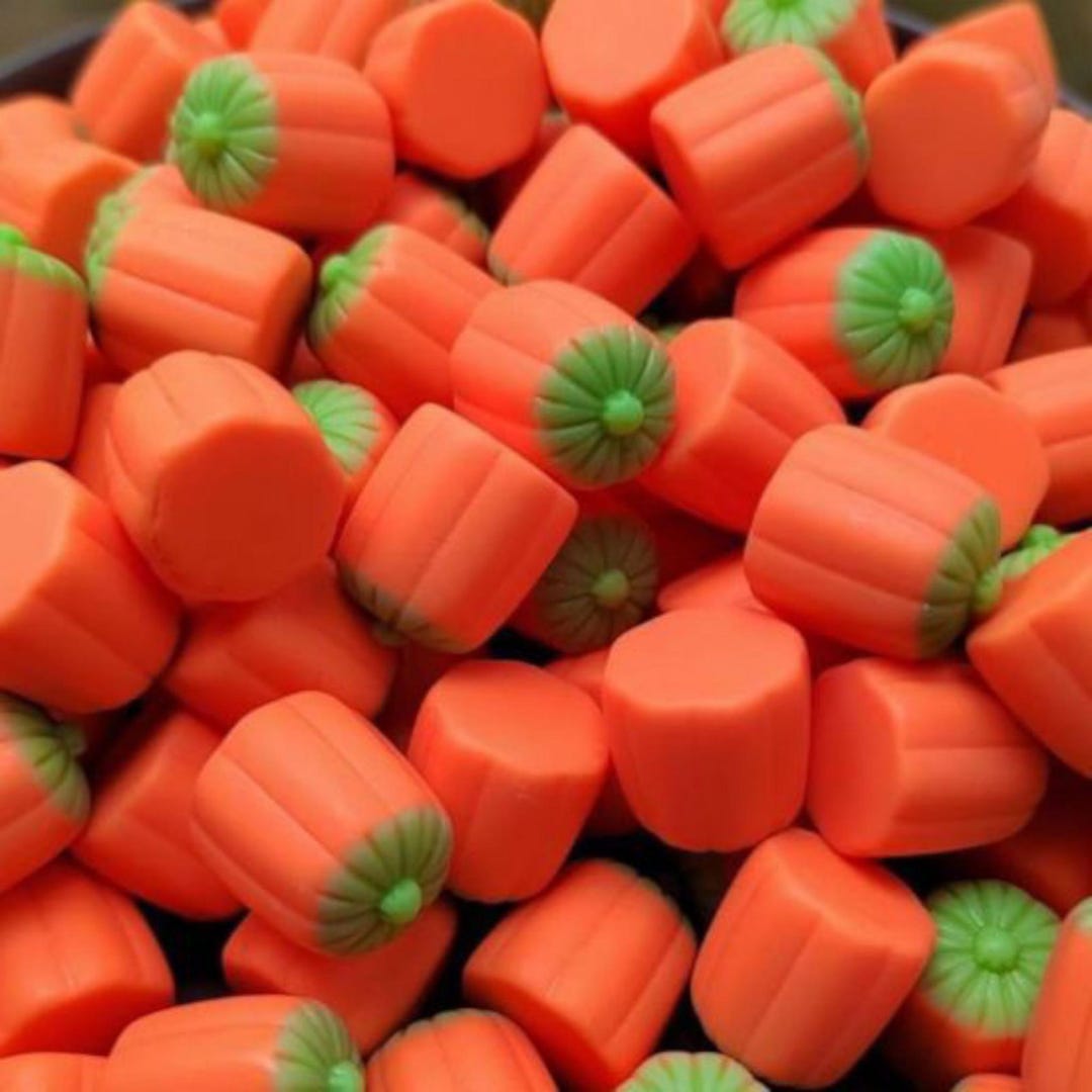 3D Resin Fake Candy Pumpkins, Slime Charms, Tiered Tray Scatter, Fake ...