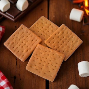 Fake Realistic Graham Cracker, Smores, Fake Bake Supplies, Tiered Tray ...
