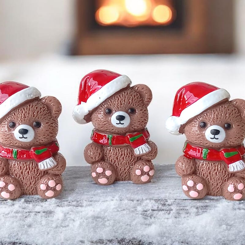 Resin Teddy Bear Figures - Etsy