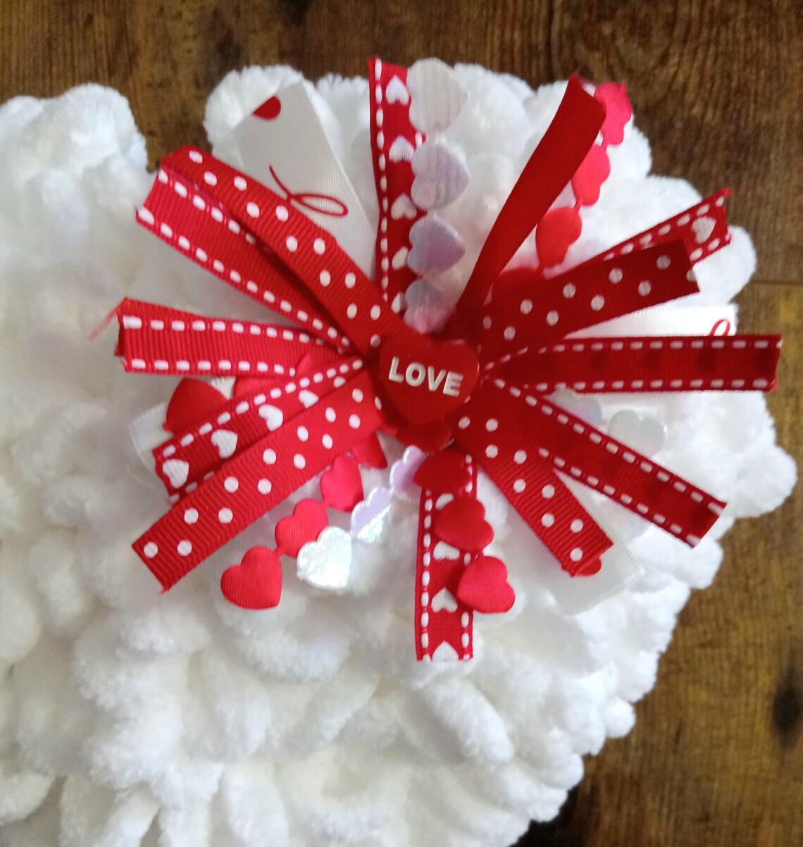 Valentine Heart Lollipop Wreath/tree Attachment, Valentine Decor, Loopy ...
