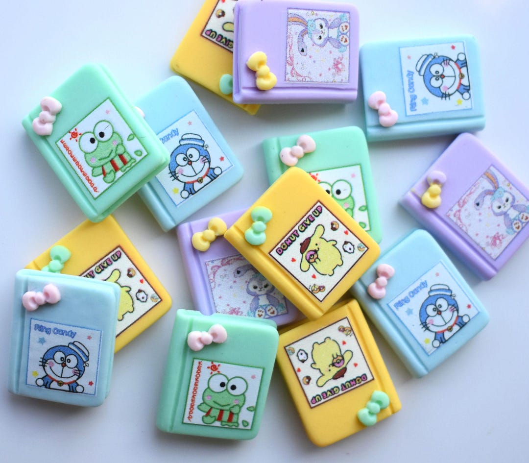 Mini Cartoon Character Story Book Cabochons, Slime Charms, Doll ...