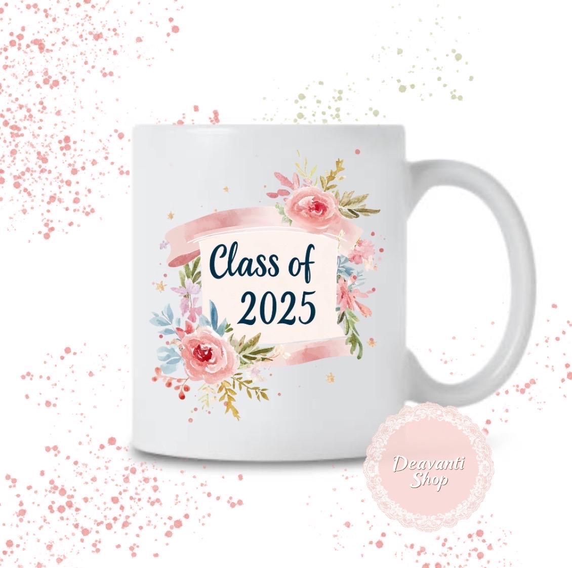 Graduation PNG Bundle, Class of 2025, Watercolor Clipart, Cap, Gown ...
