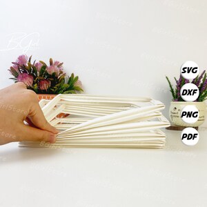 Flexi Paper Spacers Digital File DIY for Rectangle Box, 3D Light Box ...