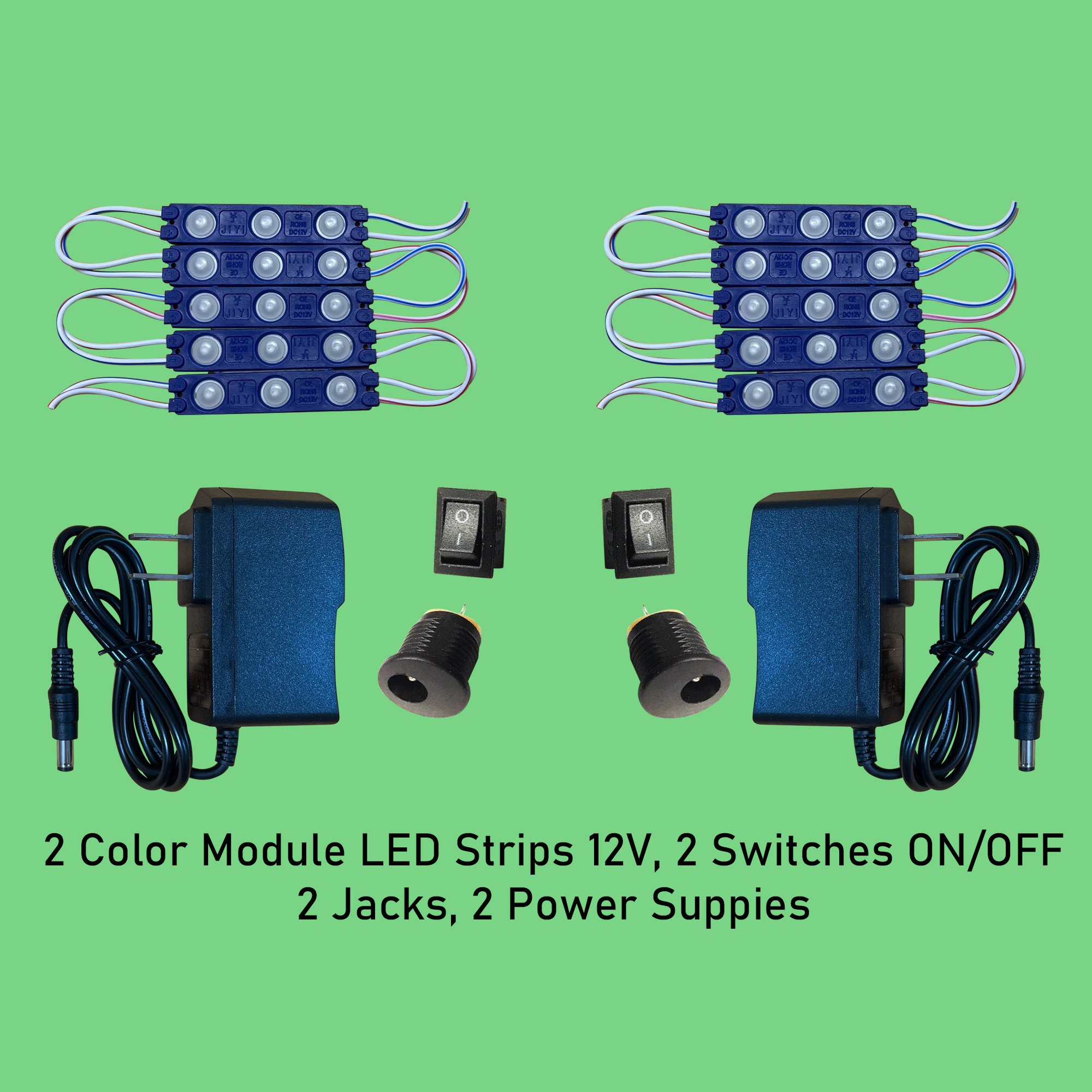 Combo 2 Color Module LED Strips 12V for Shadow Box Light Box - Etsy
