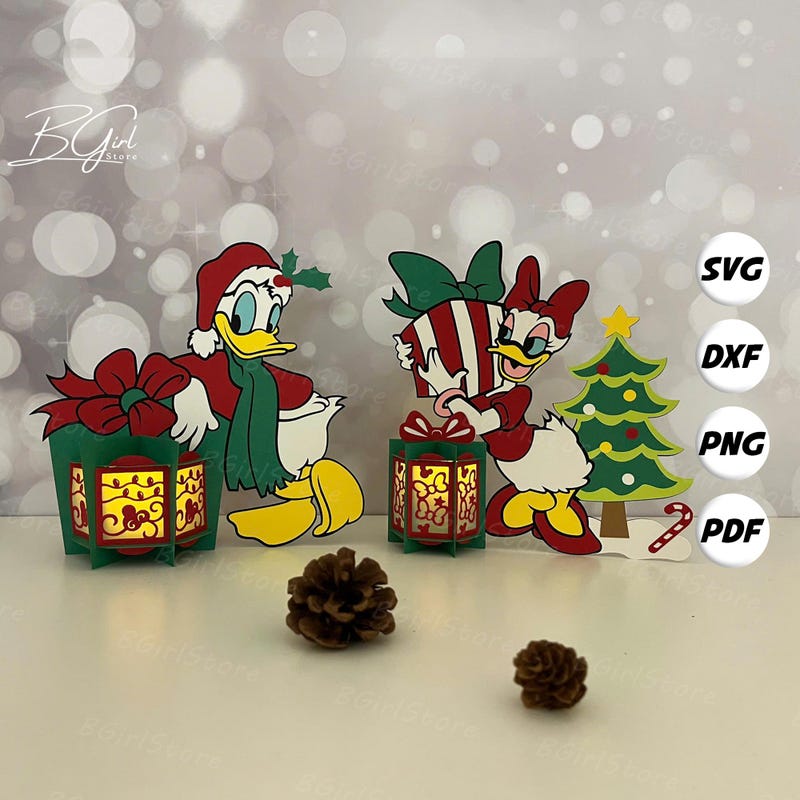Duck Christmas Cards Pack - Etsy