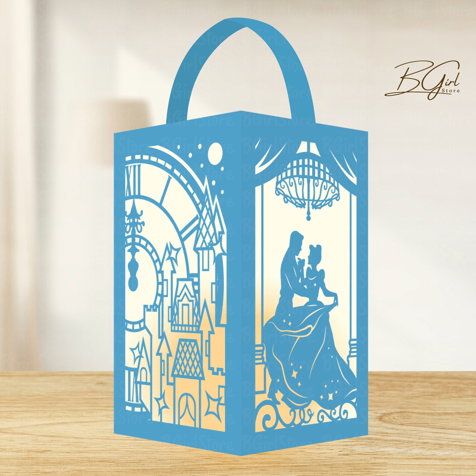 Princess Lantern Svg Files - Paper Cut Princess Lantern SVG for Cricut ...