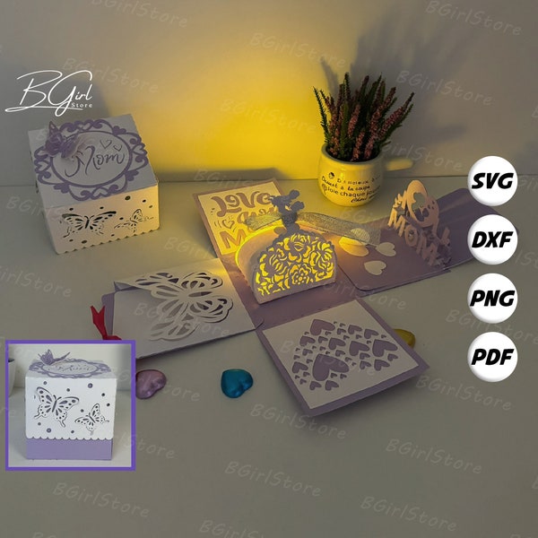 Exploding Box Svg - Etsy