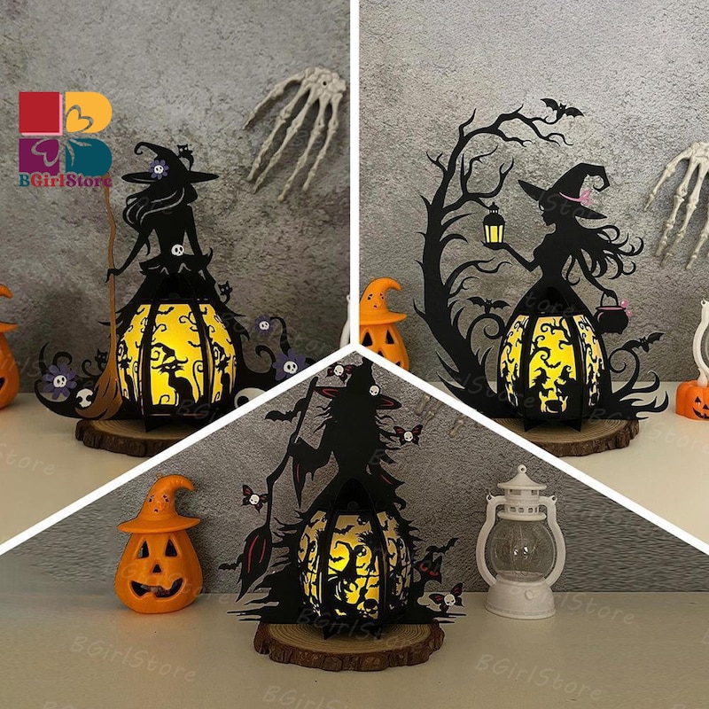 Svg Witches Lantern - Etsy