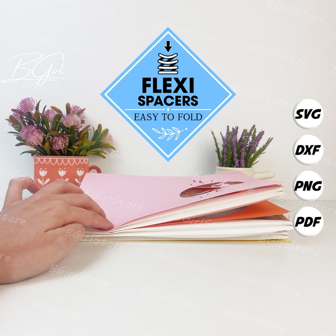 Flexi Paper Spacers Digital File DIY for Rectangle Box, 3D Light Box ...