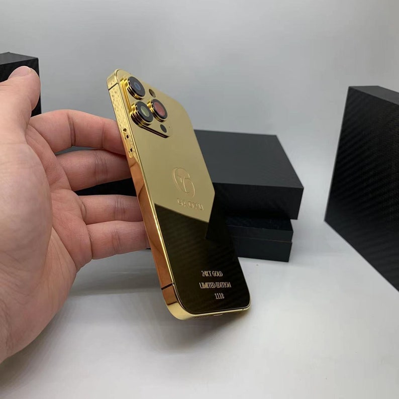 Customized Luxury 18k Gold Phone Case Iphone 7 8 Plus X Xr Xs - Etsy